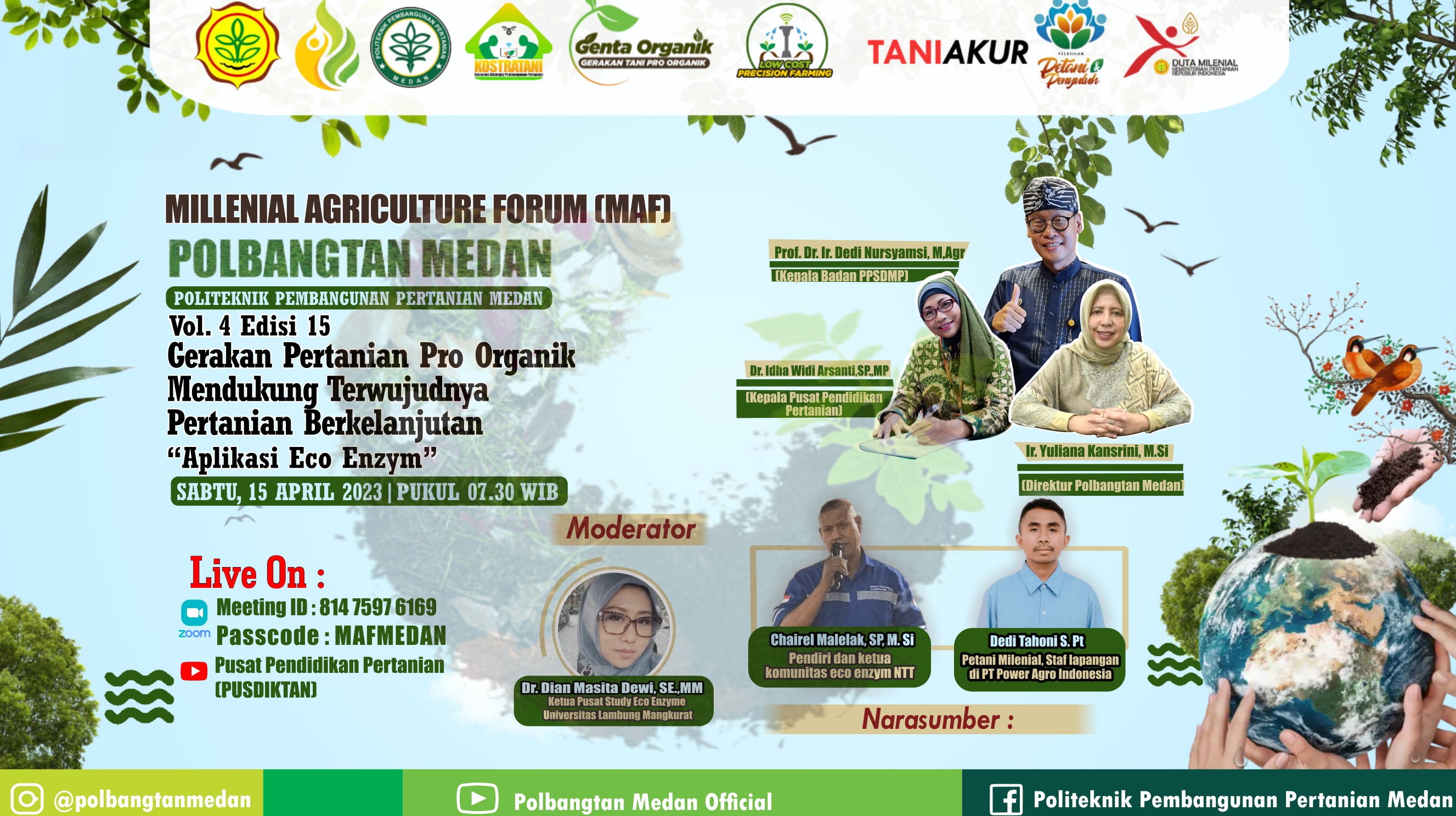 Triple Helix, Kementan Sinergi Akademisi dan Praktisi Kembangkan Eco Enzyme - Seputar Polbangtan ...