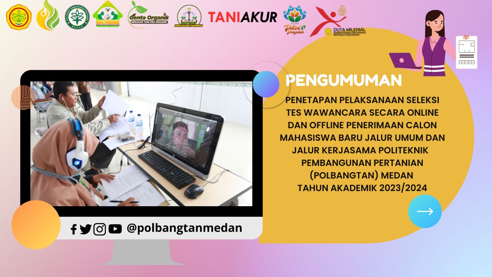 PENGUMUMAN PESERTA DAN PELAKSANAAN TES WAWANCARA ONLINE DAN OFFLINE PMB ... PENGUMUMAN PESERTA DAN PELAKSANAAN TES WAWANCARA ONLINE DAN OFFLINE PMB ...